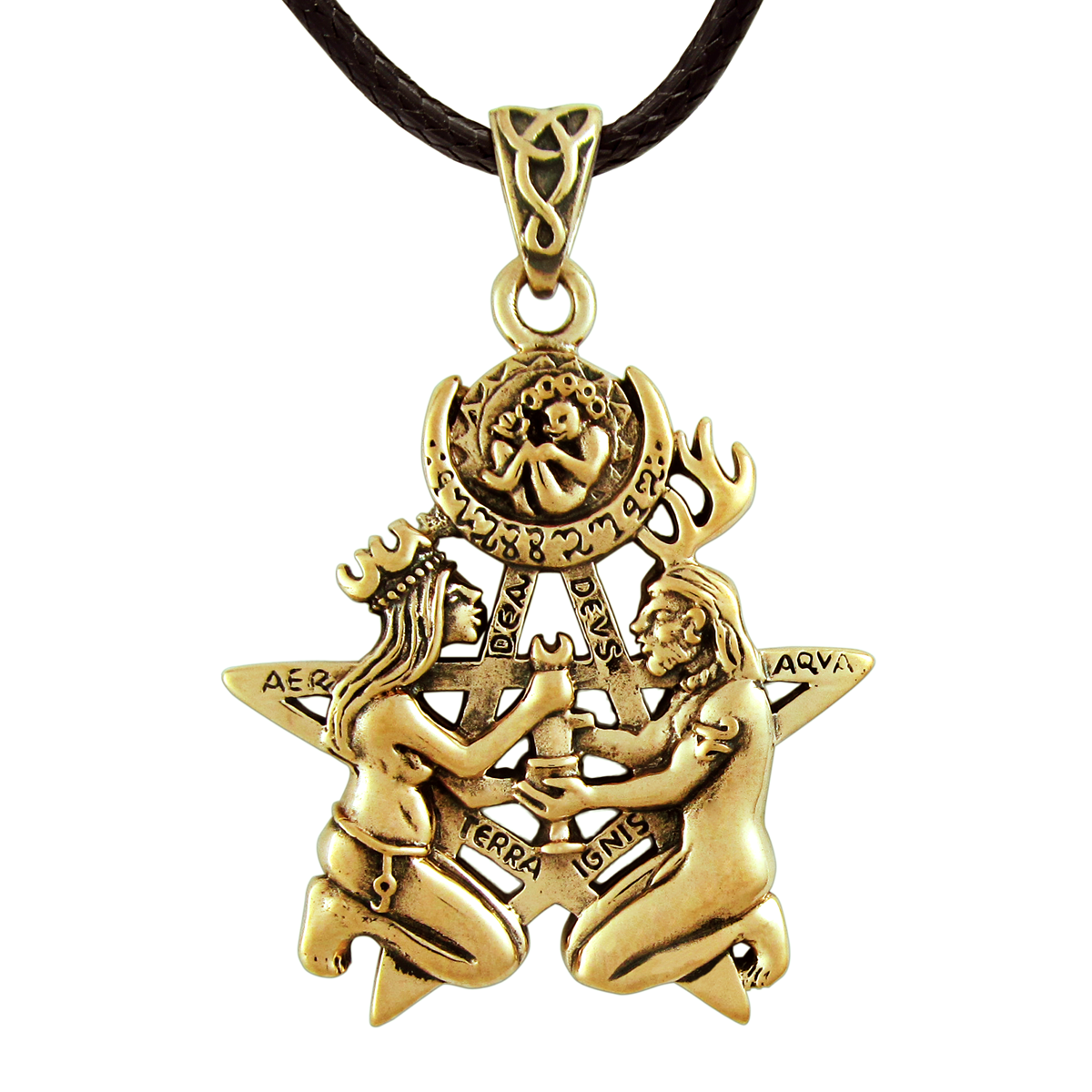 Wiccan Jewelry Pentagram Necklace : Great Rite - Wiccan Store