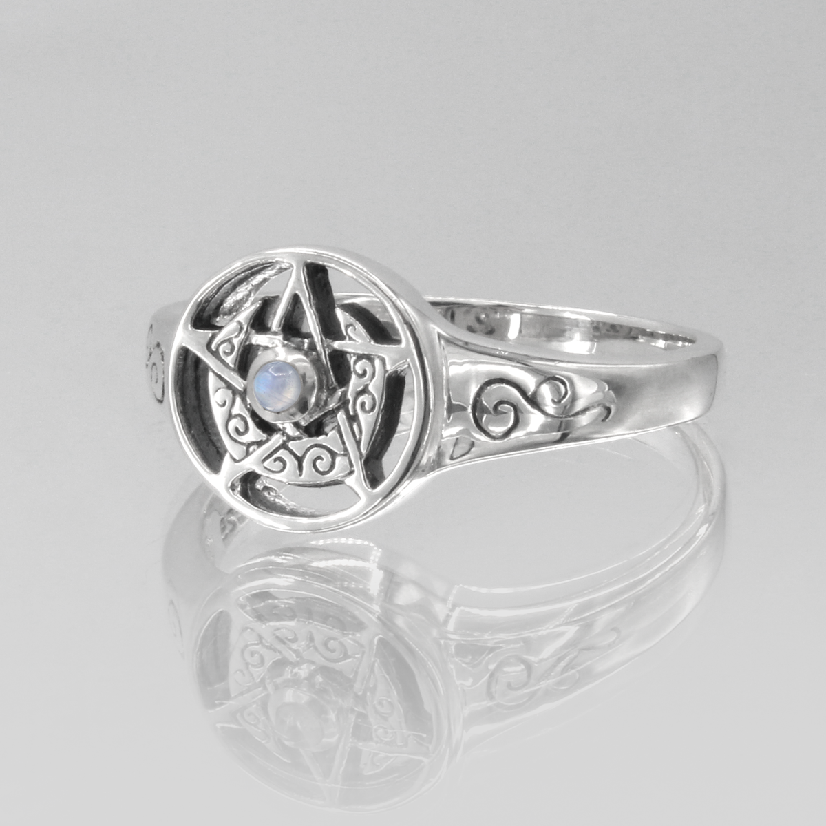 Sterling Silver Wicca & Wiccan Rings: Symbols for Your Path