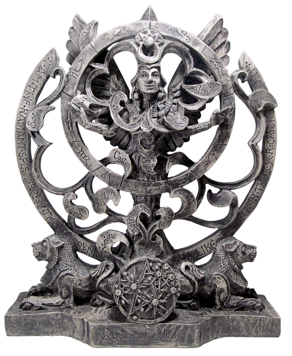Bronze Queen of Heaven Pendant - Wiccan online store
