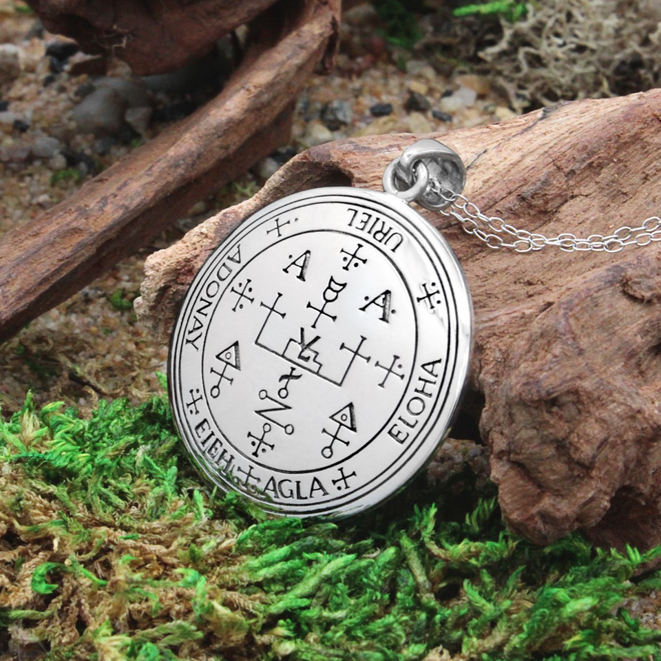 Archangel Sigils | Arch Angel Uriel Sigil | .925 Sterling Silver Necklace