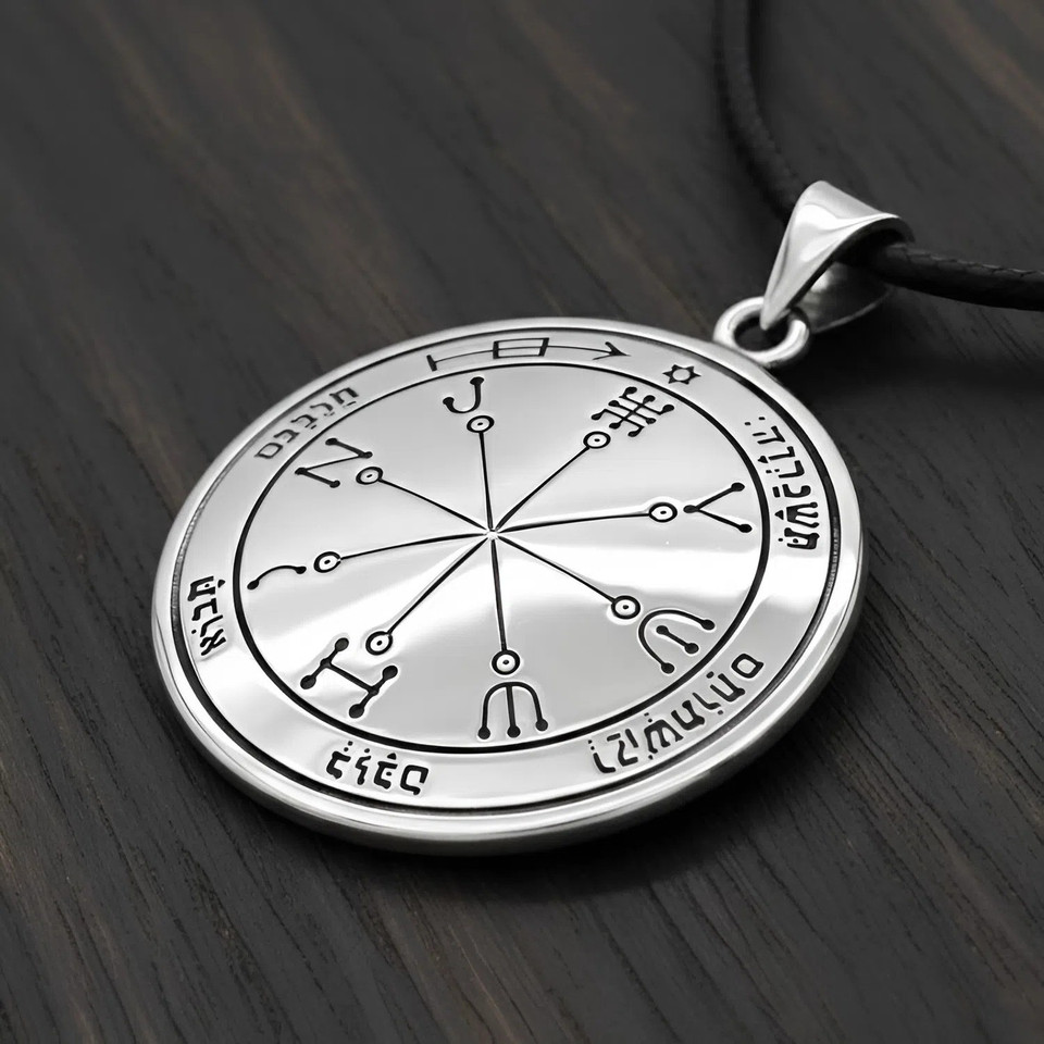Mars Planetary Pentacle | Key of Solomon Pendant Necklace | Moonlight ...