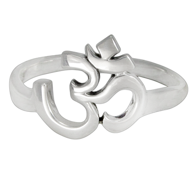 Sterling Silver Aum Om Symbol Ring - Moonlight Mysteries | Online ...