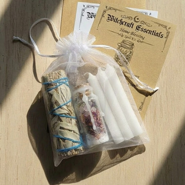 Home Blessing Spell Kit - DIY New Home Ritual & Spell Jar | Moonlight ...