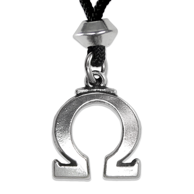 Greek Omega Symbol Pendant Necklace