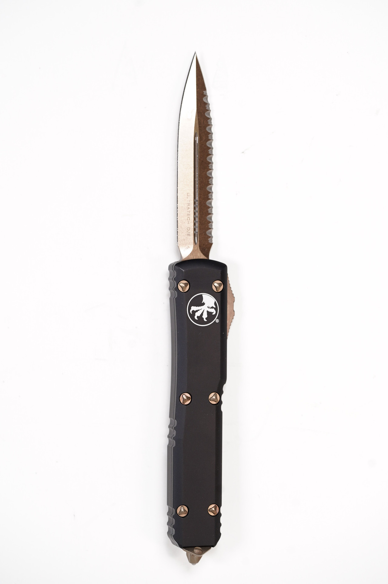 Microtech 122-13 Ultratech Bronze, Black Aluminum Handles