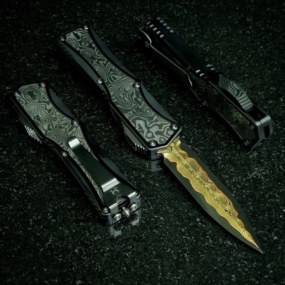 Heretic Colossus Vegas Forge Tanto, Monitor Lizard Inlay