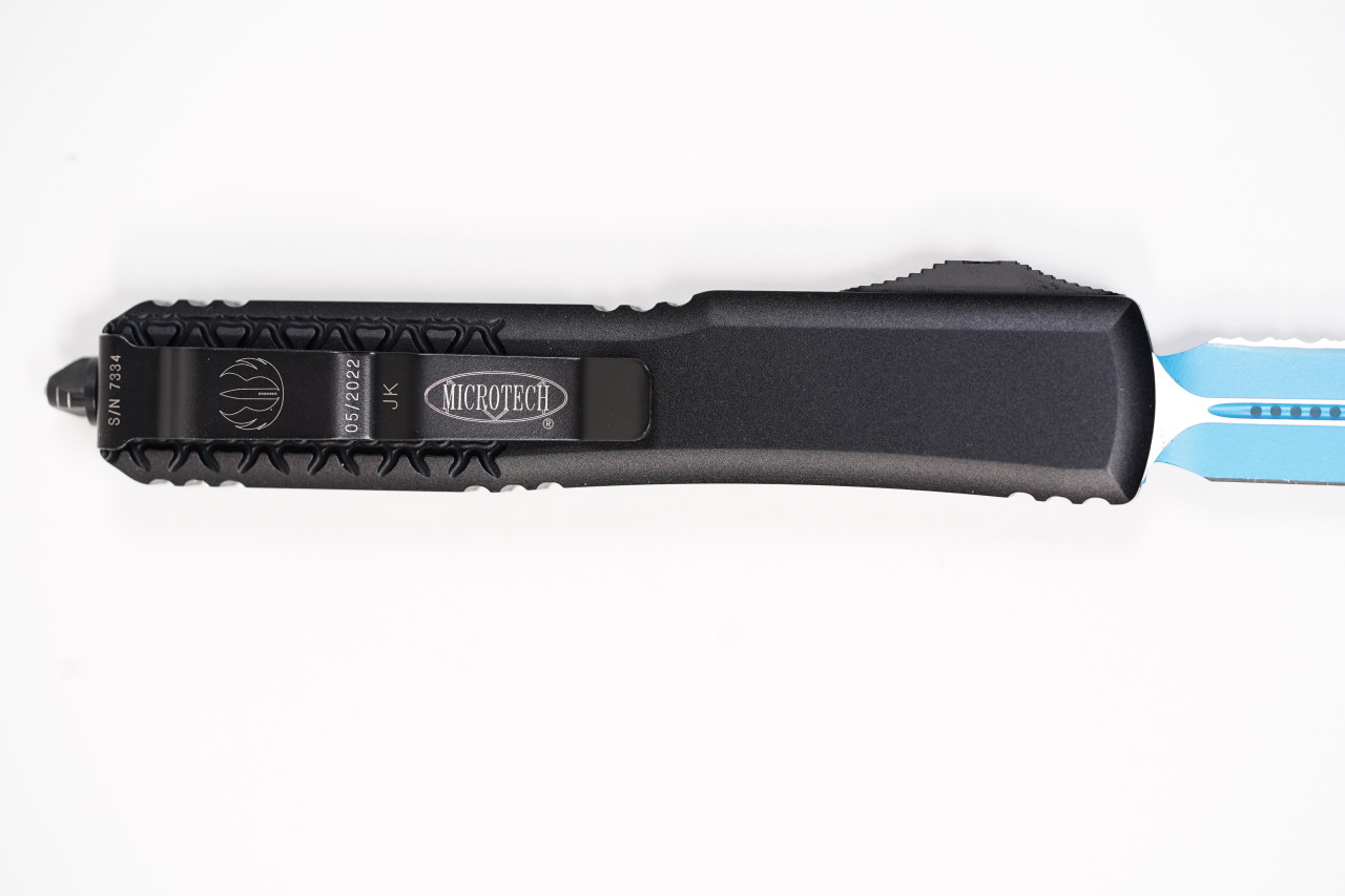 Microtech 122-3JK Jedi Knight Ultratech Blue, Black Handle