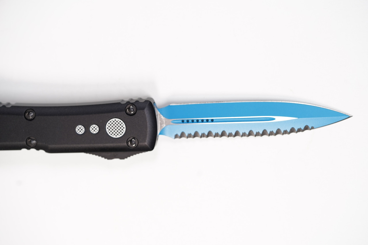 Microtech 122-3JK Jedi Knight Ultratech Blue, Black Handle
