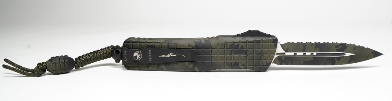 Microtech 142-3FROCS Combat Troodon Delta Frag OD Green Camo