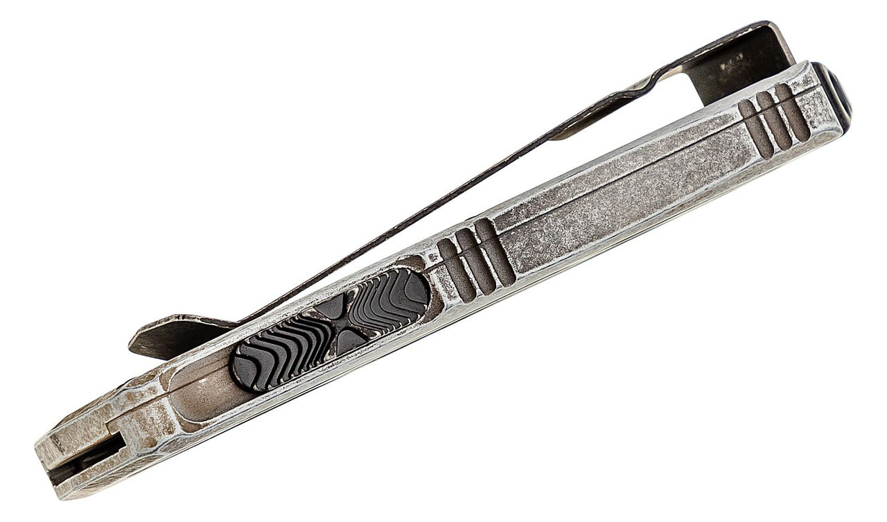 Microtech 157-3SA Sandtrooper Exocet White Sand Handle