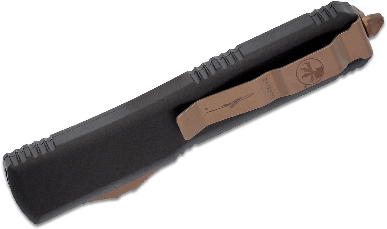 Microtech 119-13s Ultratech Hellhound Bronze DLC Two-Tone