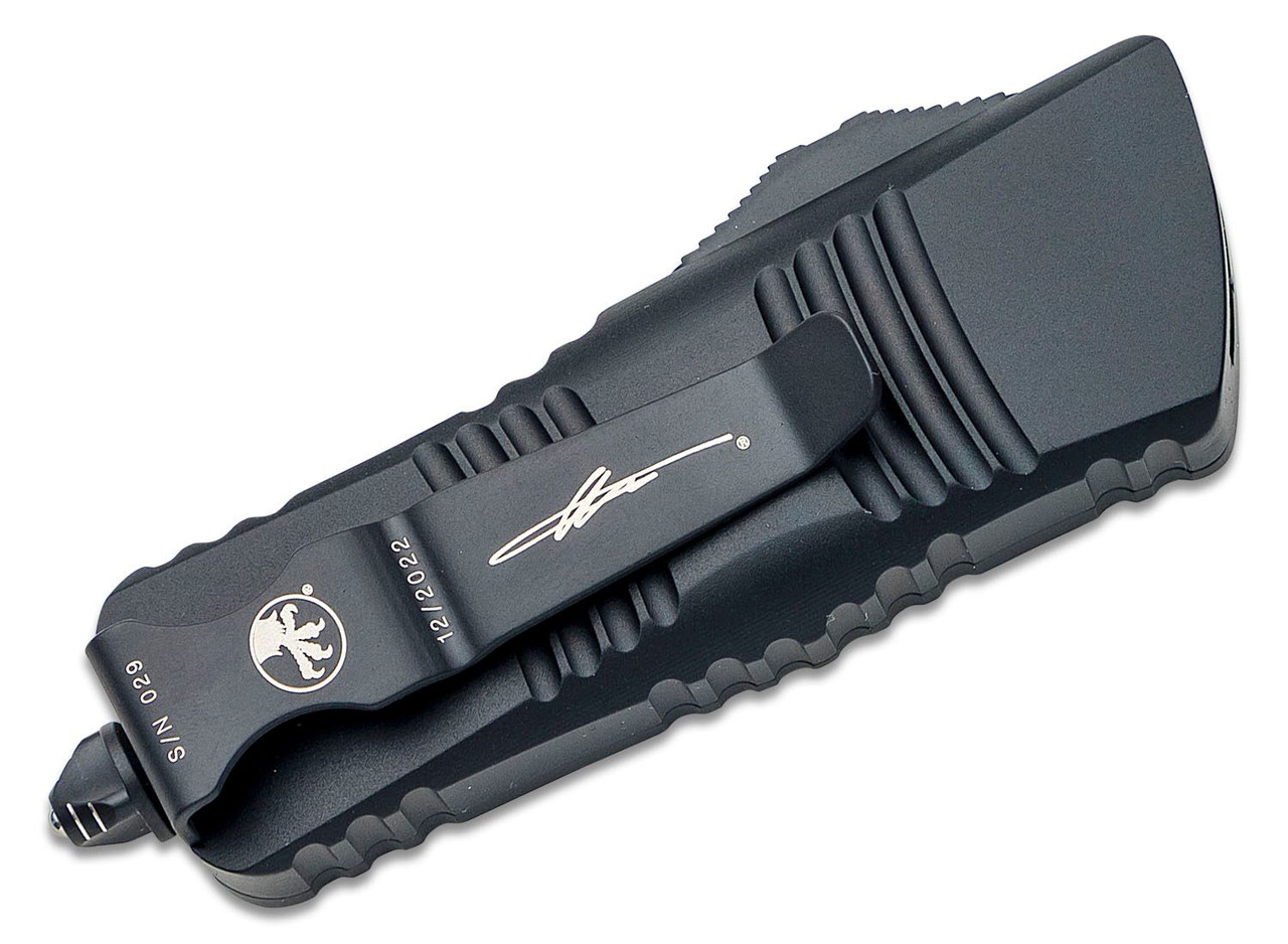 Microtech 238-16S Mini Troodon D/E Damascus