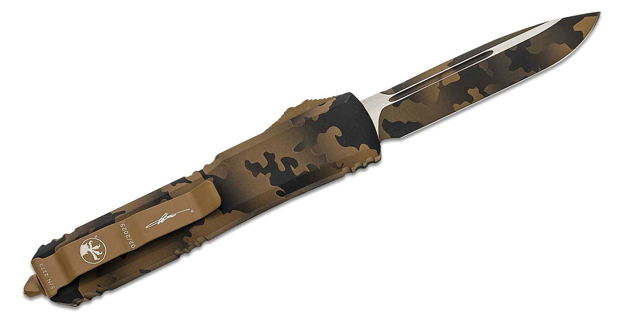 Microtech 121 1ccs Ultratech Drop Point Coyote Camo