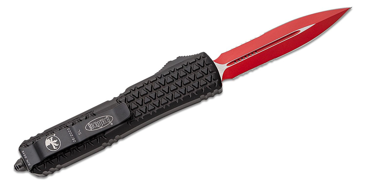 Microtech 122-2SL Ultratech Sith Lord Partial Serrated Edge