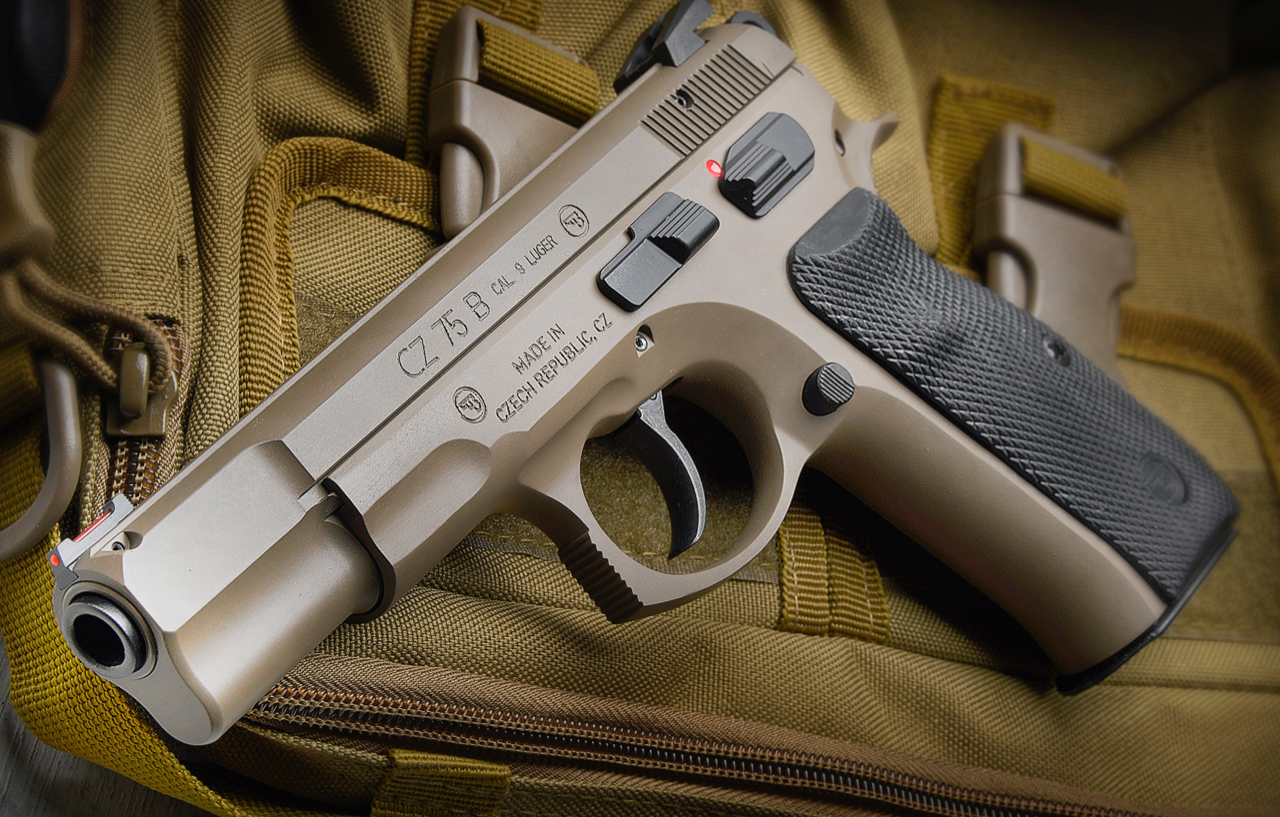 CZ-USA CZ 75B Custom FDE Chambered in 9mm