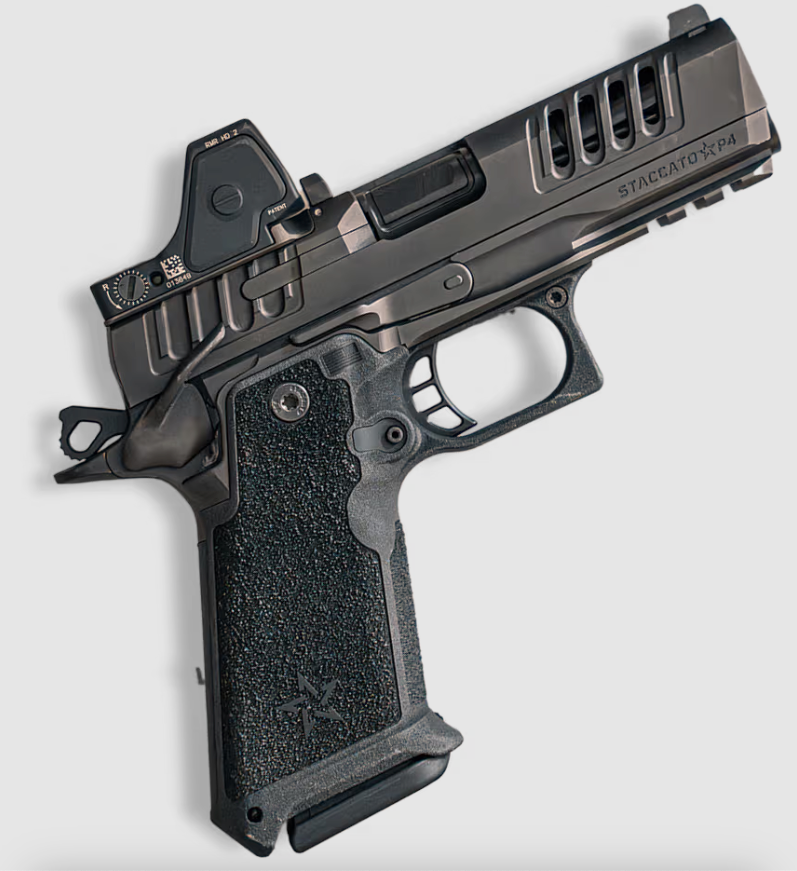 Staccato HD P4 X-CUT DLC Bull Barrel with Trijicon Sights