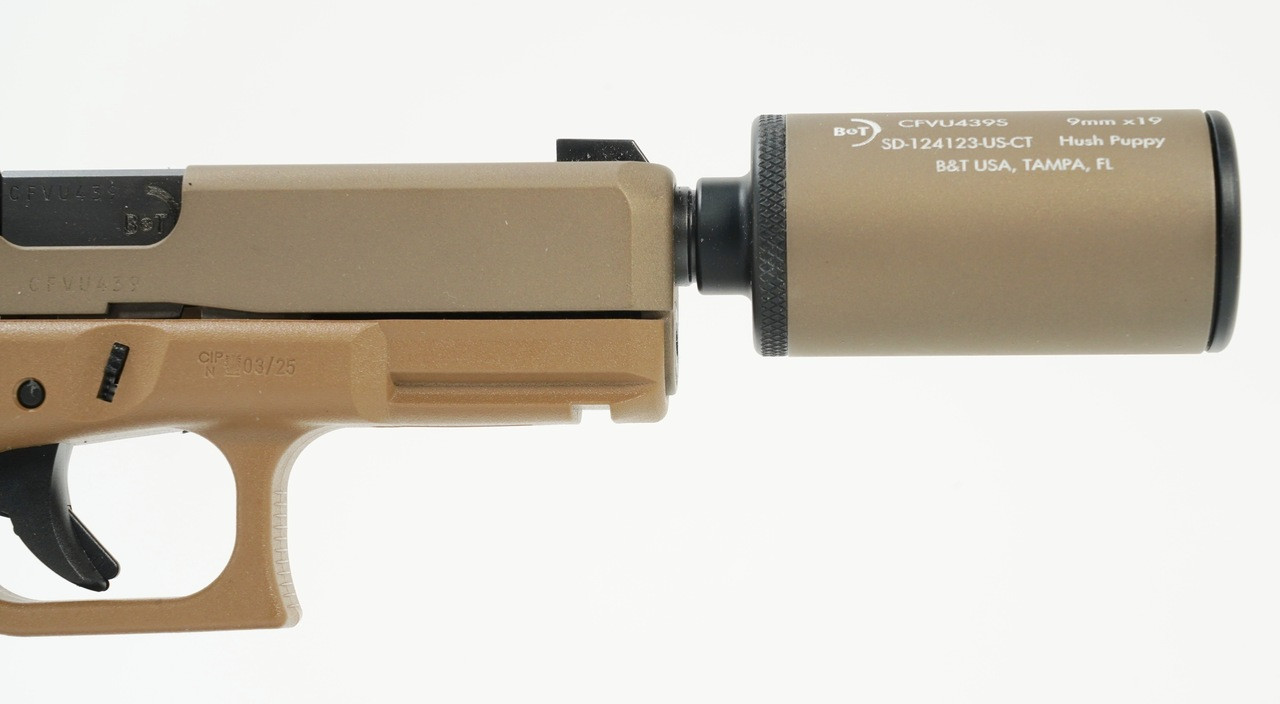 B&T USA Hush Puppy Glock 19 - Complete Kit FDE
