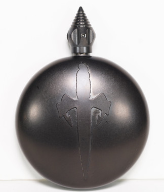 Marfione Custom 428-MCK Blood & Iron Round Black DLC Flask