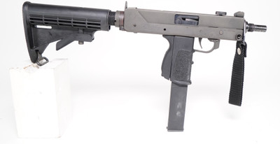 SWD INC M-11 9mm with AR-15 Buttstock and upgraded magwell