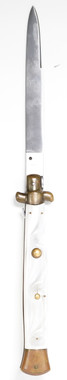 Rostfrei Italian Switchblade 8 5/8 Pearl Lex Grip