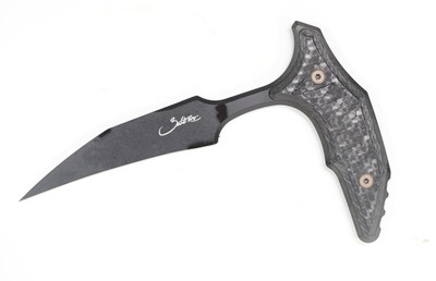 Microtech 218-1DLCCFS Bee-Push Dagger DLC CF Handles