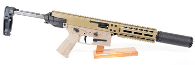B&T GHM9SD Coyote 9mm Pistol with Pistol Brace
