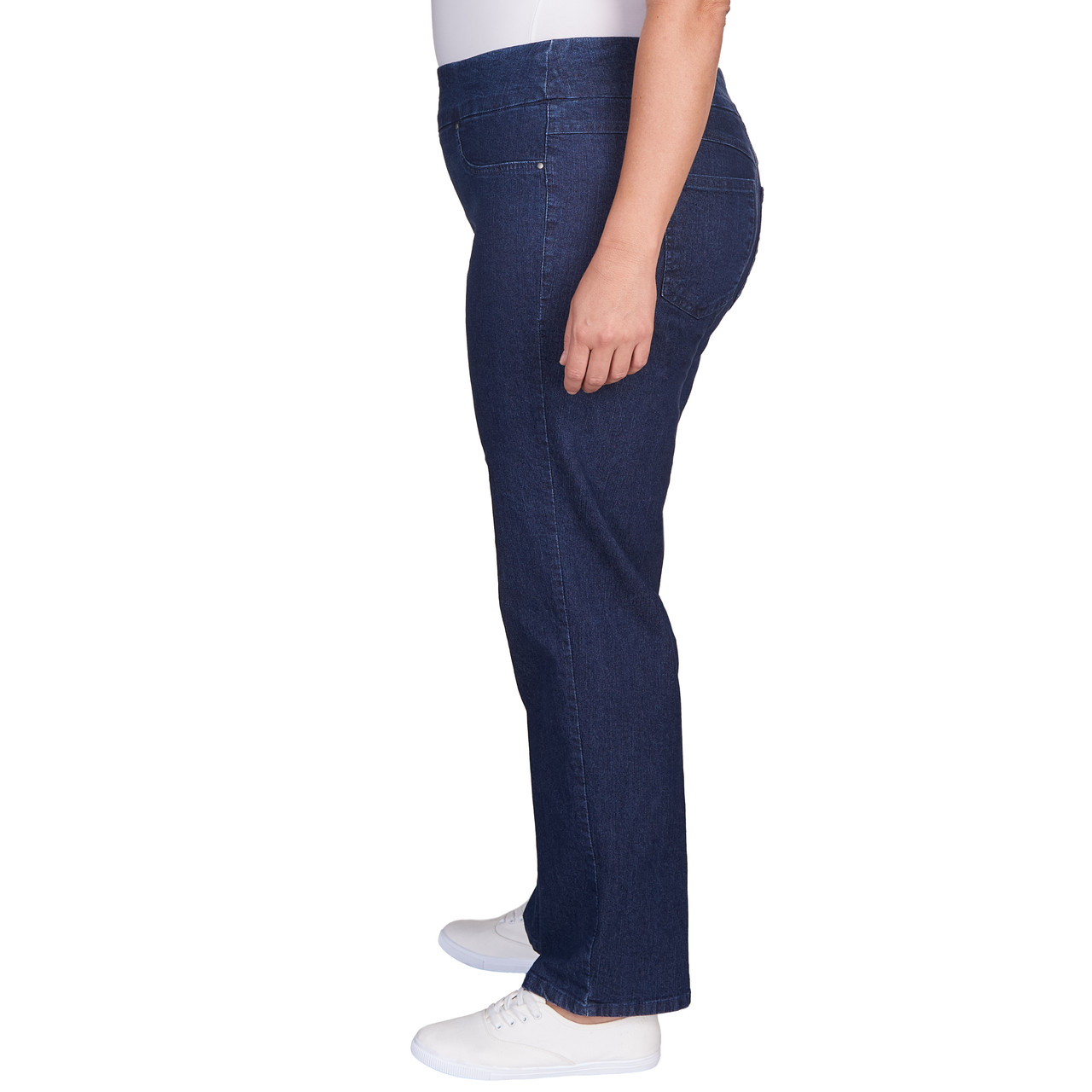 Plus Stretch Faux Pocket Jeans | Ruby Rd.