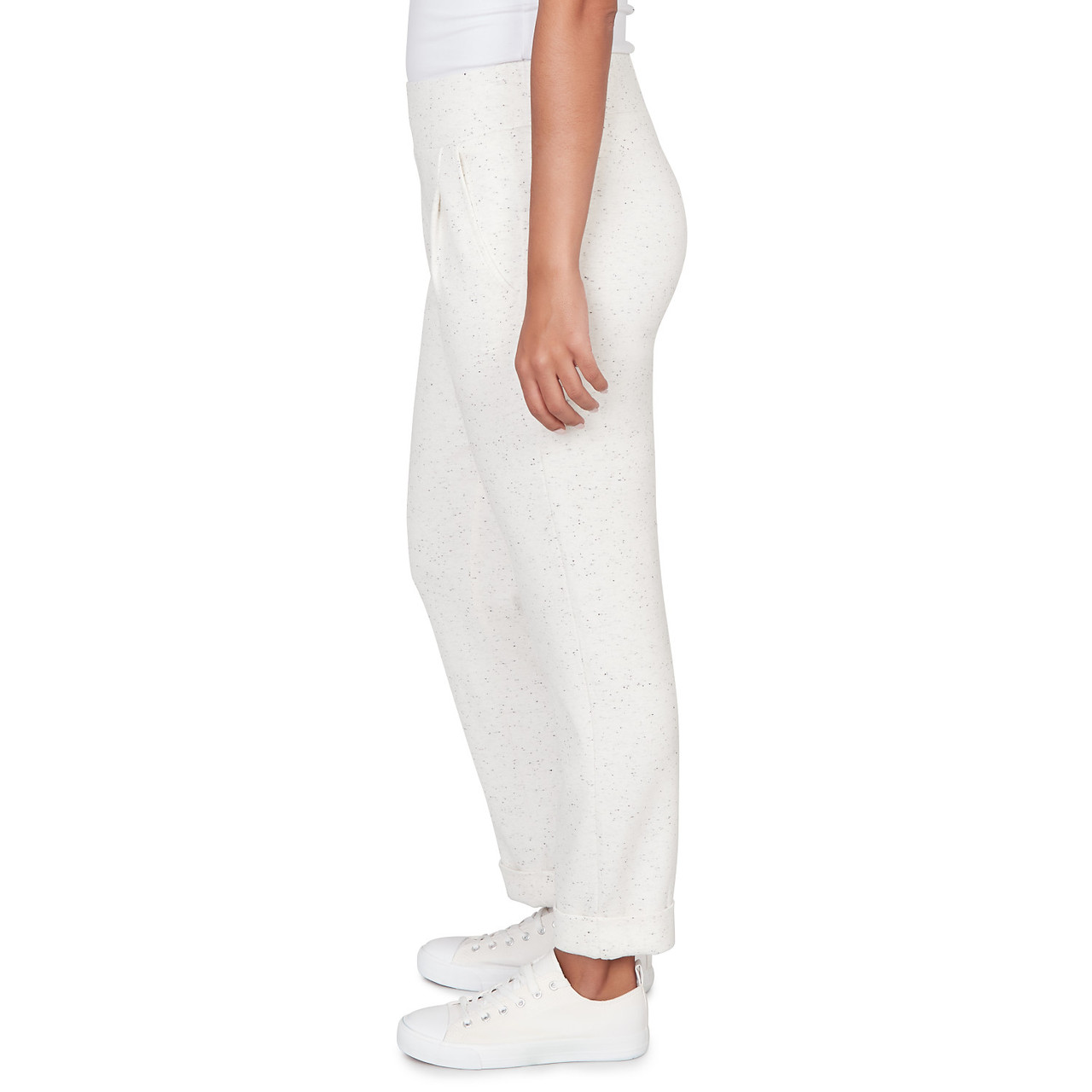 Petite Women's Ultra Soft Knit Cuffed Ankle Pant | Ruby Rd.