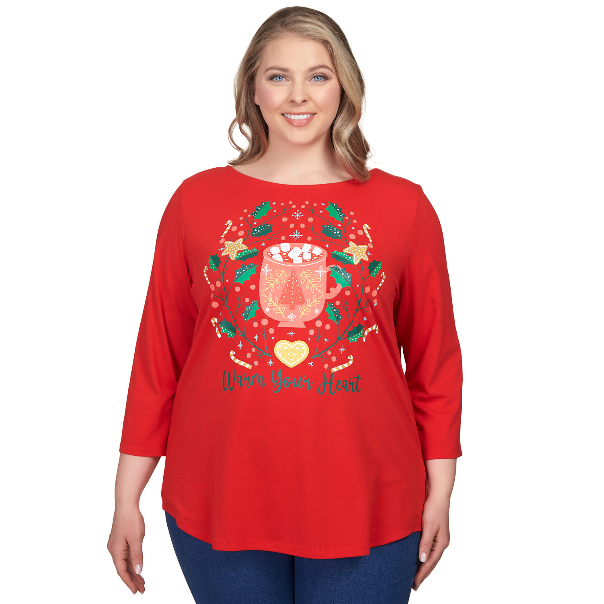 Ruby Rd Womens Plus Tops And Blouses
