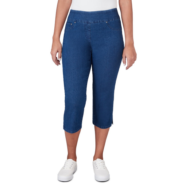 Women's Denim Extra Stretch Pull On Capri | Ruby Rd.