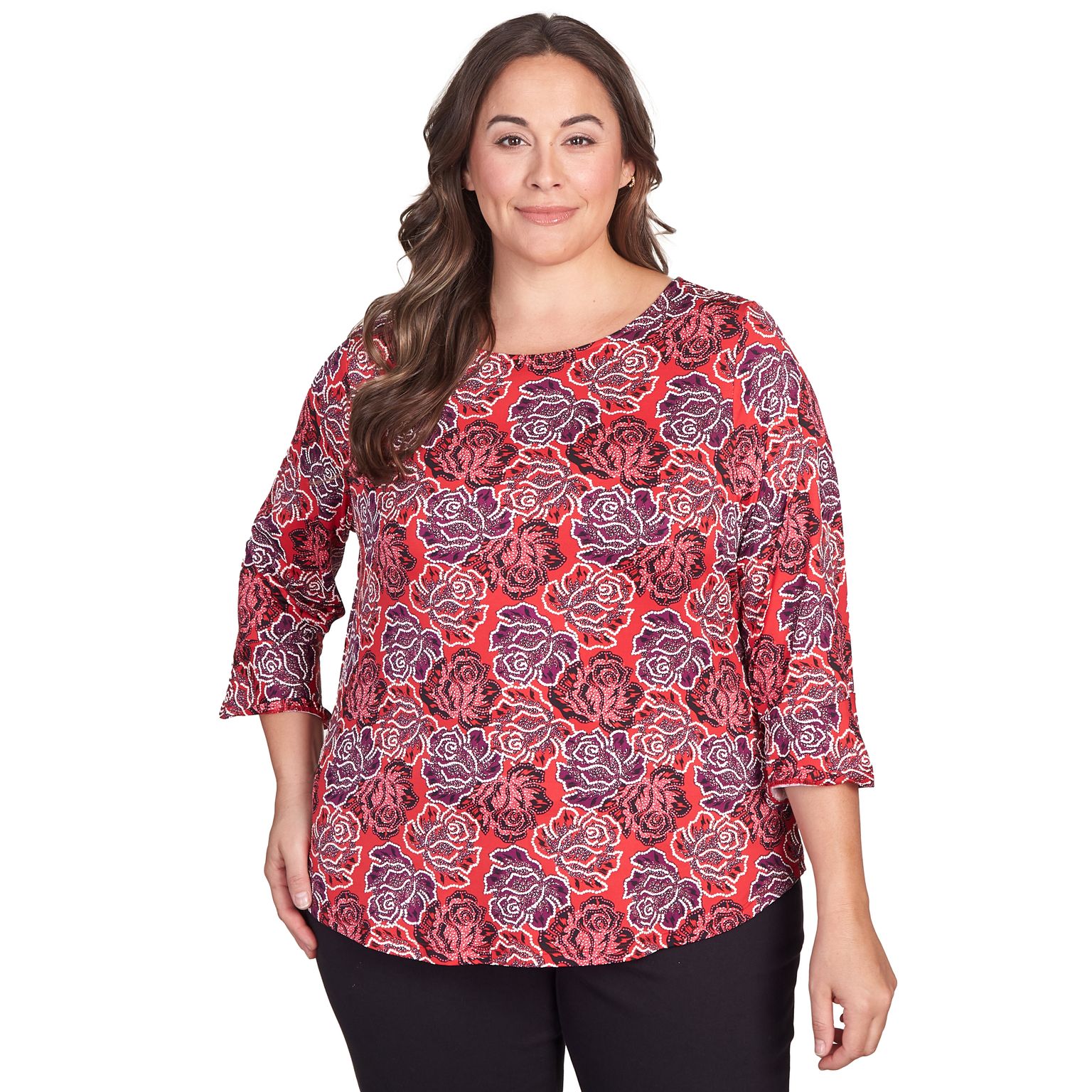 Ruby Rd Womens Plus Tops And Blouses