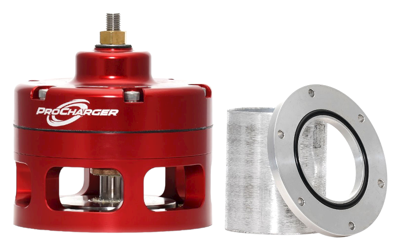 ATI Procharger Race Valve "Open" w/ Aluminum Flange Red 3FASS-004