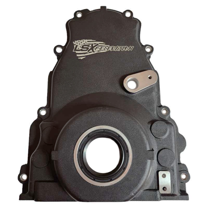 LSXceleration LS2/LS3 Black Timing Cover w/ Seal 54-0330