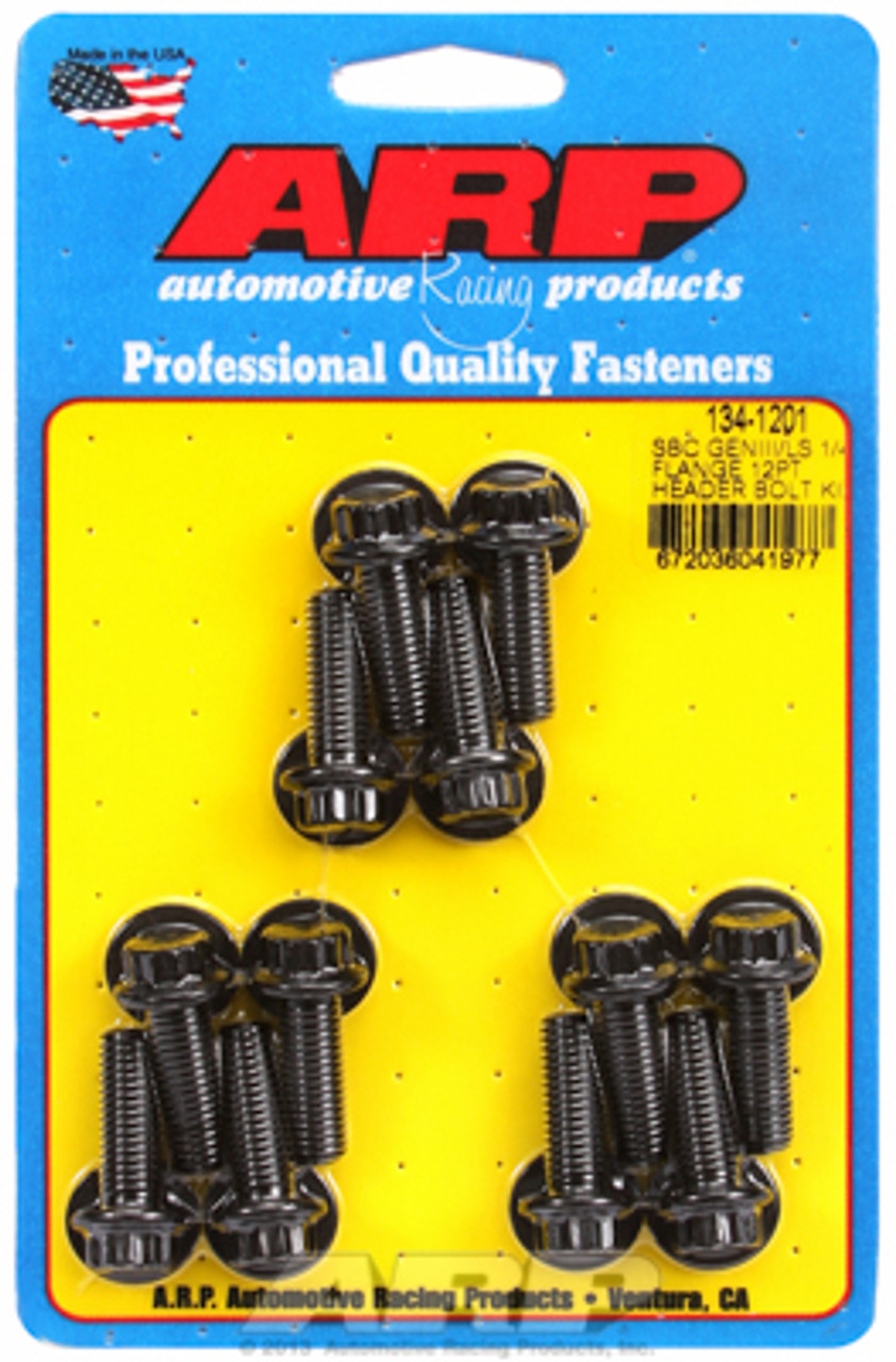ARP GM LS 12 Point Bolt Kit For 1 4 Wide Flange Headers 134 1201 arp-gm-ls-12-point-bolt-kit-for-1-4-wide-flange-headers-134-1201