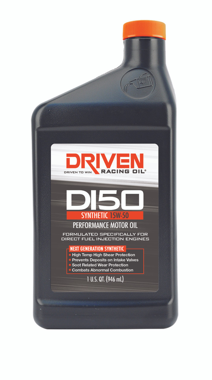 Driven Racing Oil DI50 Synthetic 15W-50 Direct Injection Engine Oil 18506