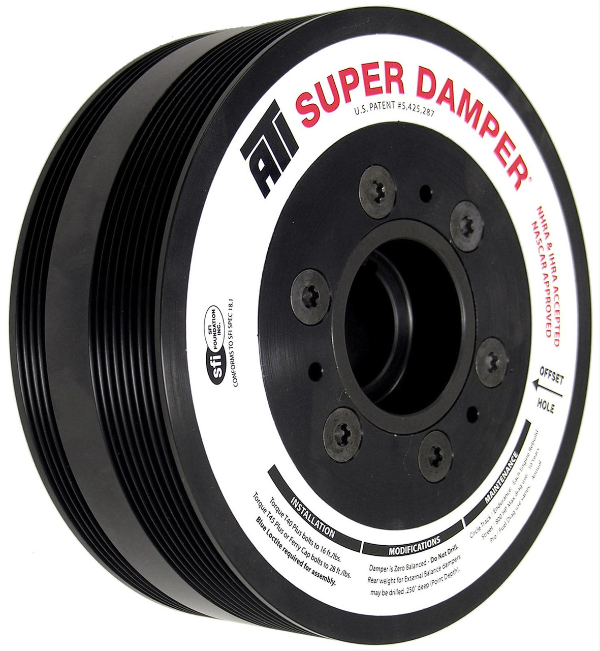 ATI Serpentine Super Damper GM LS3/LS7 Corvette/Camaro Harmonic ...