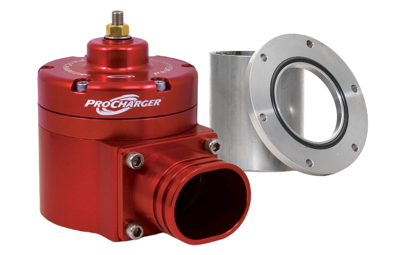 ATI Procharger Race Valve "Closed" w/ Steel Flange Red 3FASS-007