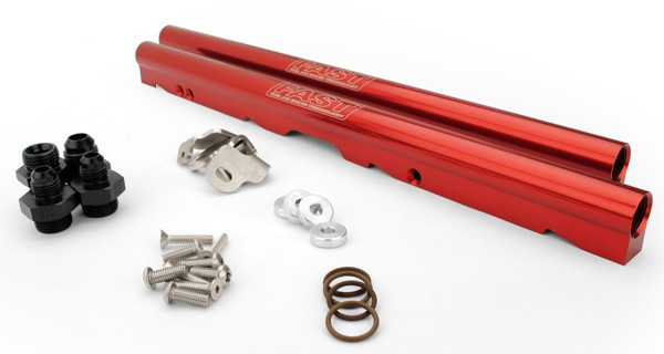 FAST LSXR LS3/L76/L99/LS7 Fuel Rail Kit 146027-KIT - Red