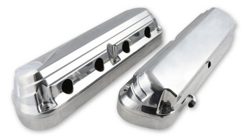 Holley LS Gen III/IV Ford Style Valve Covers Polished 241-186