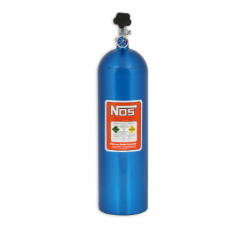 NOS 15 lb Nitrous Bottle w/Valve Blue 14750NOS