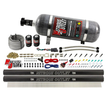 Nitrous Outlet LS/LT Direct Port Dry System w/Dual Rails/12lb Bottle 00 ...