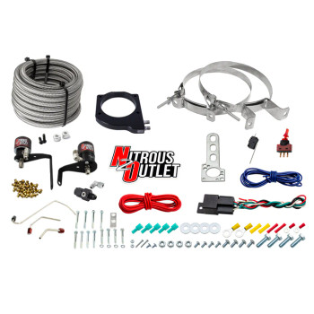 Nitrous Outlet 102mm FAST Intake Hard-Lined Plate System 00-10129-102 ...