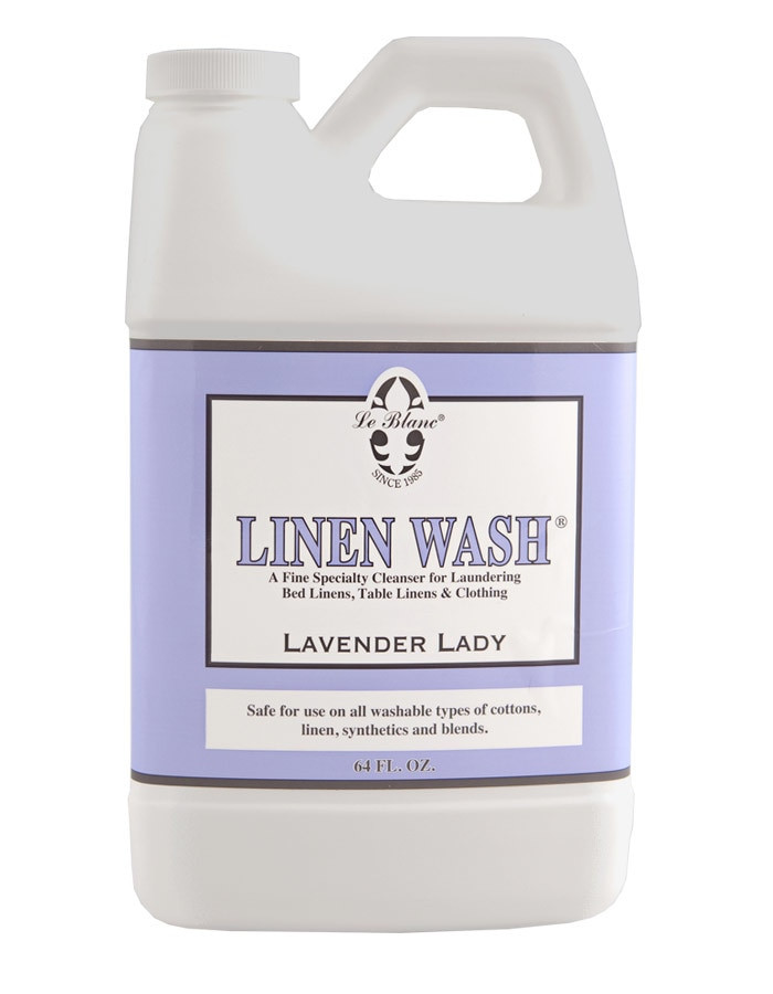 Le Blanc Linen Wash, the best detergent for your bed linens.