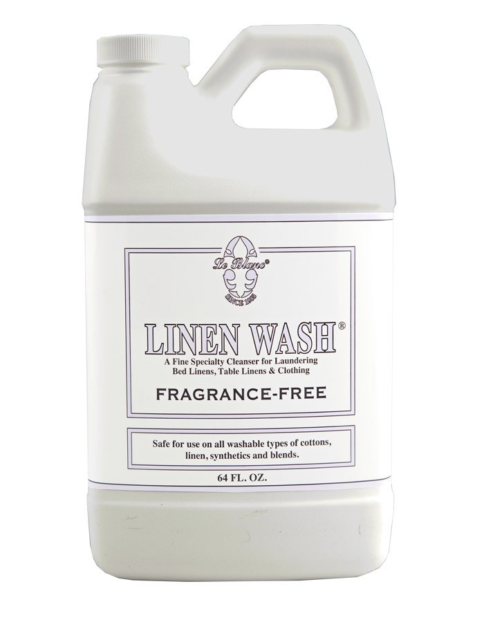 Le Blanc Linen Wash, the best detergent for your bed linens.