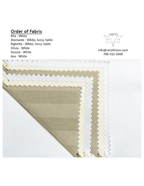 Fabric cuttings for Vero Bed Linens