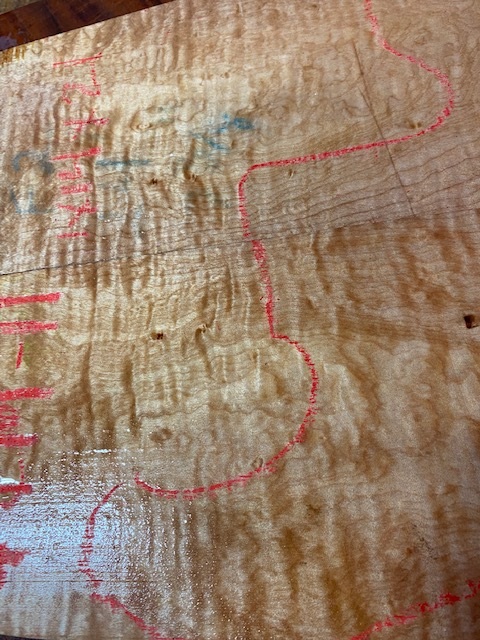 Fiddleback Maple Guitar Set G-FM-11 - Global Wood Source