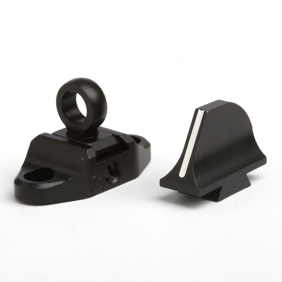 Ghost Ring Aperture White Stripe Front Sight Sets - Ruger