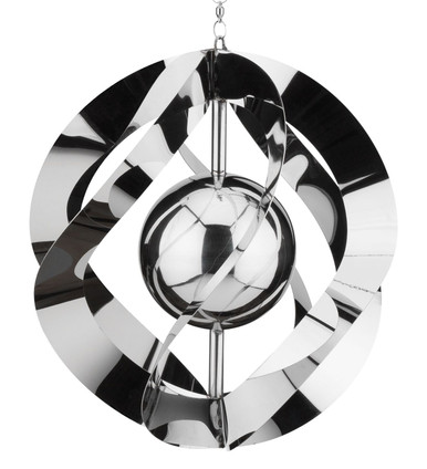 Vogue Silver Hanging Spinner - Firefly Art Studio