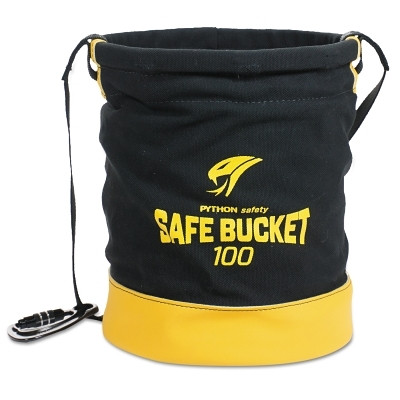 Python Safety Spill Control Bucket, Carabiner Connection, 100lb Cap ...