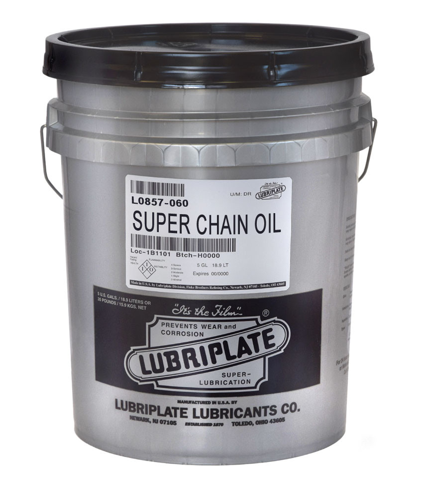 Lubriplate SUPER CHAIN OIL, ISO-220 graphite fortified oven chain fluid ...